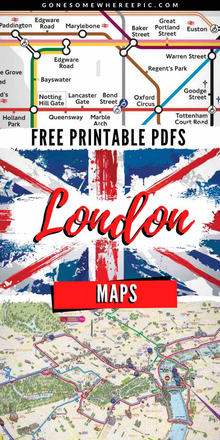 London Map: Tourist Attractions & Informative Guide (Free PDF Maps)