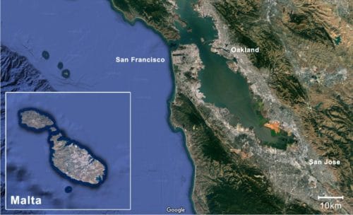 How Big Is Malta? (+ Size Comparison Maps)